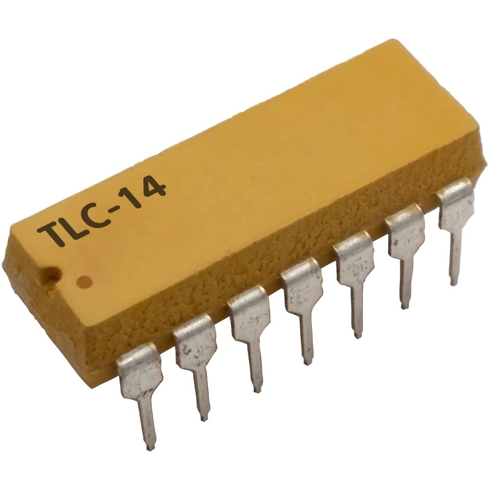 47Ω DIL14 Weerstandsnetwerk Isolated 7R - telec.nl